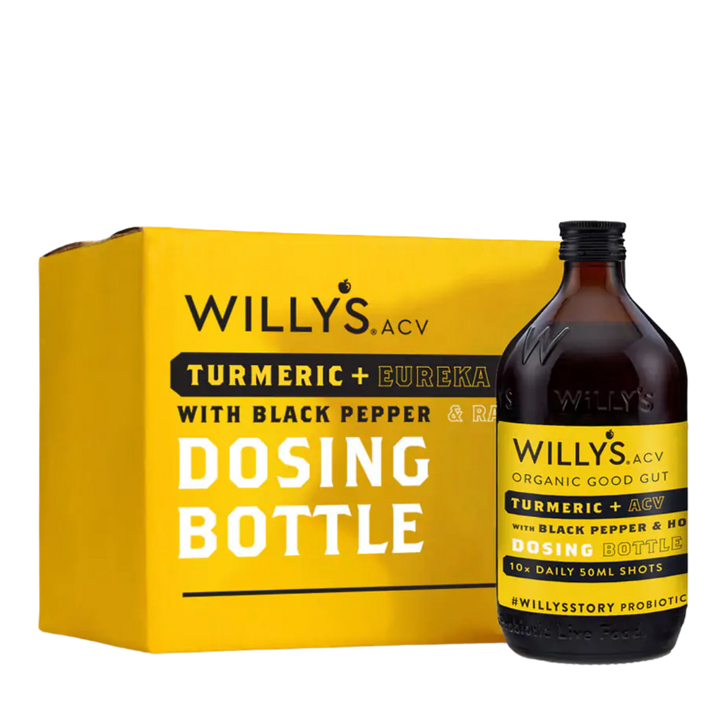 Turmeric & Eureka ACV | Apple Cider Vinegar | Willy's – Willys Live ACV